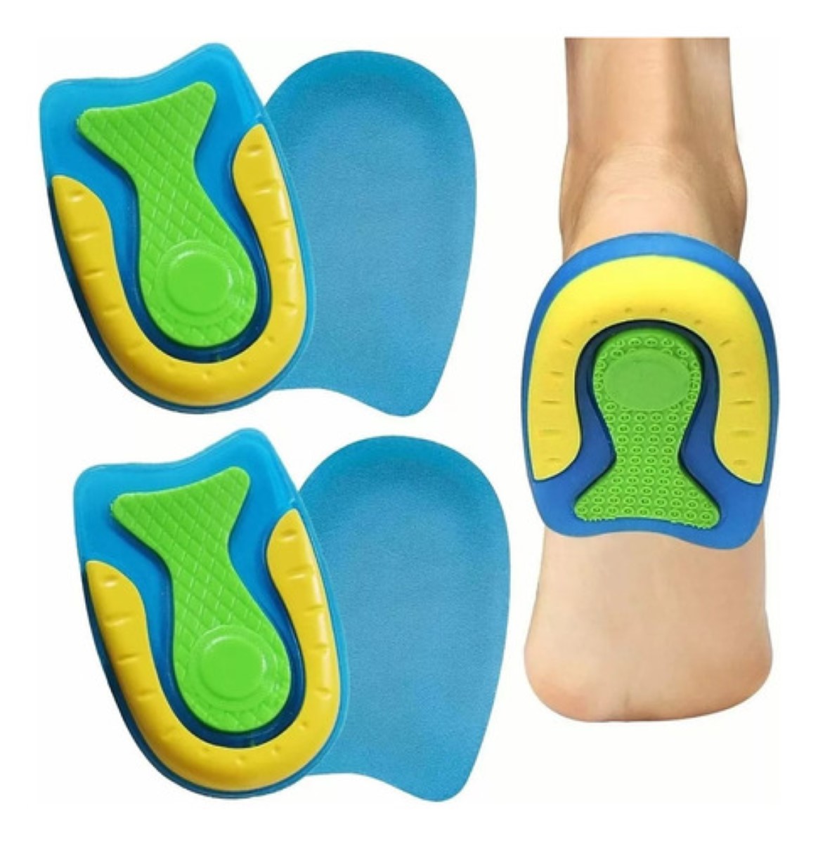 """1 Par Talonera Espolón Calcáneo Gel Plantilla Ortopédicas talla S
