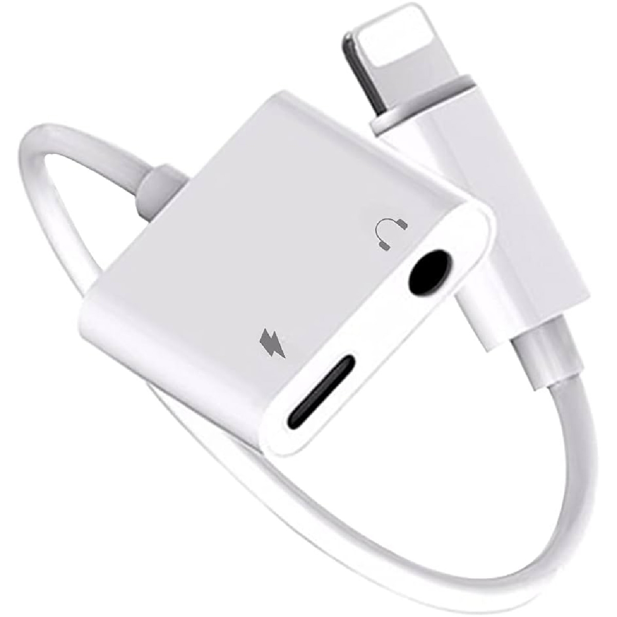 Adaptador Bluetooth Lightning a Auxiliar Auriculares 3.5mm y Carga.