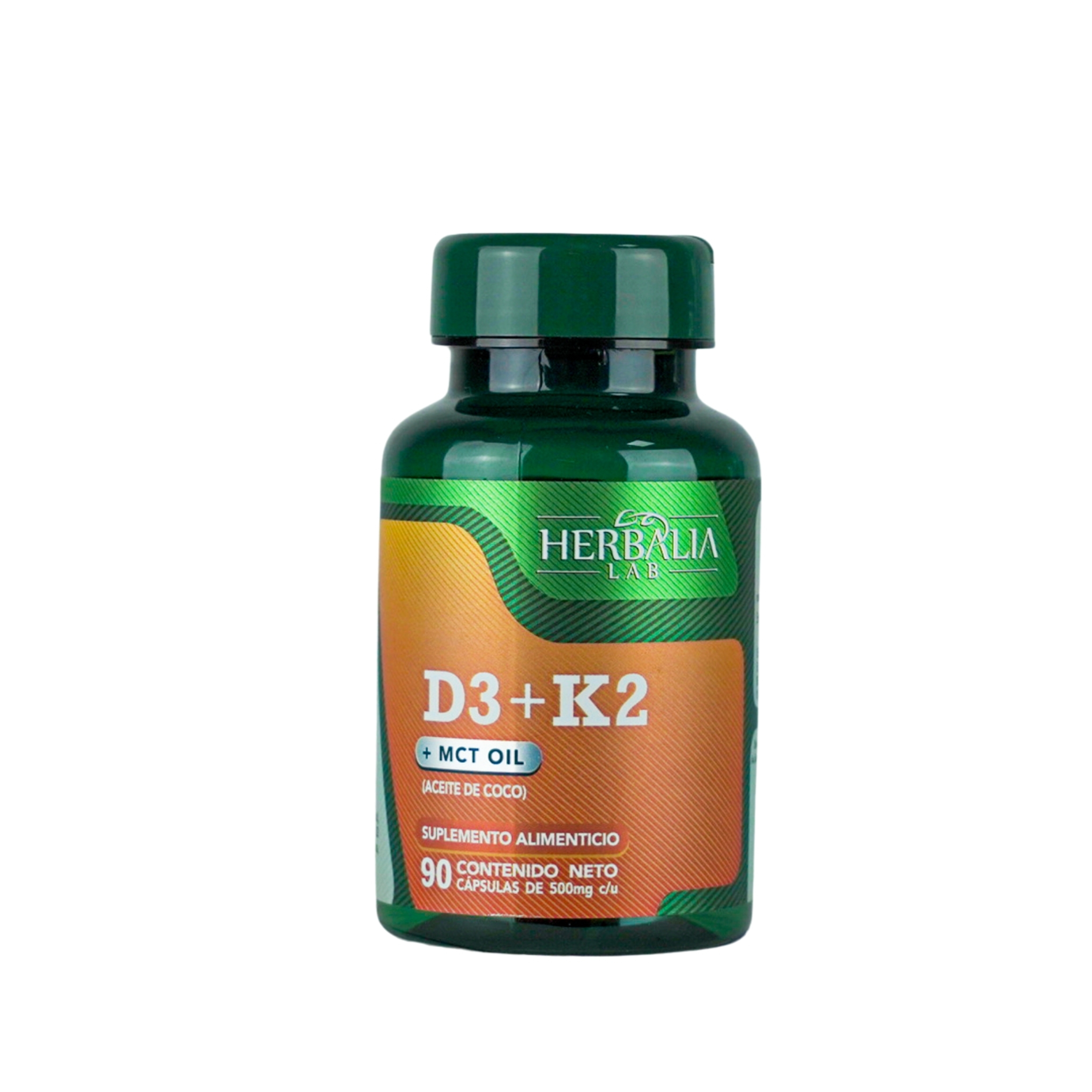 Herbalia Lab | Fórmula Avanzada D3 + K2 Enriquecida con MCT Oil - 90 ...