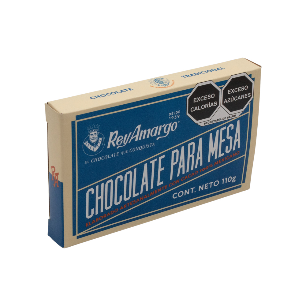 Chocolate Para Mesa Rey Amargo Tradicional 110gr.