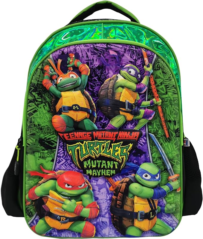 Mochila Infantil Ninja Turtles Mutant Mayhem Fotorama TT308A34BP.