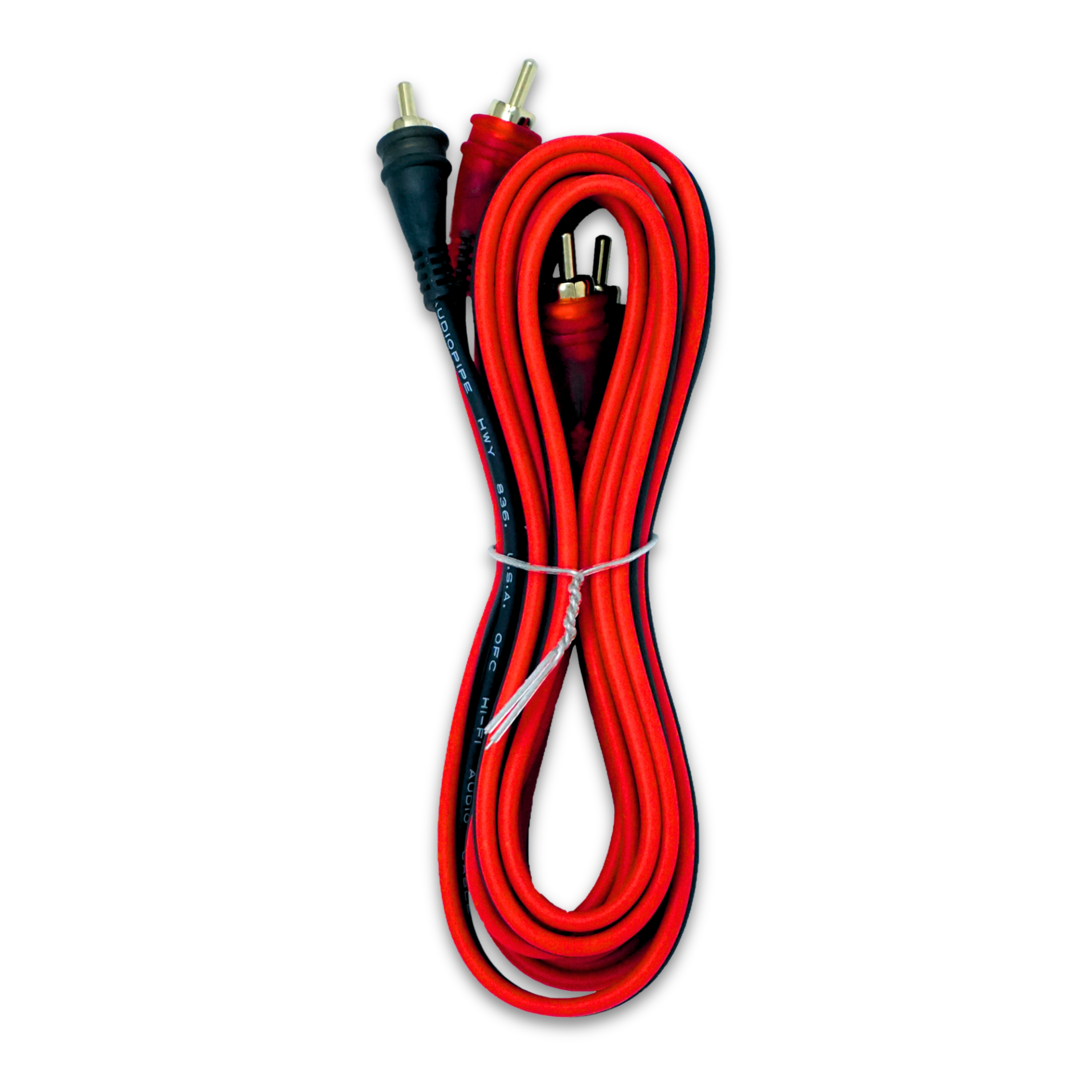 Cable RCA de 10 pies libre de oxigeno Audiopipe AMF-10