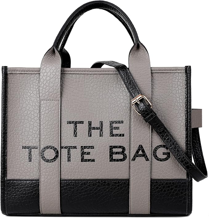 A The Tote Bag de piel grande para mujer, Bolsas Totes con cierre ...
