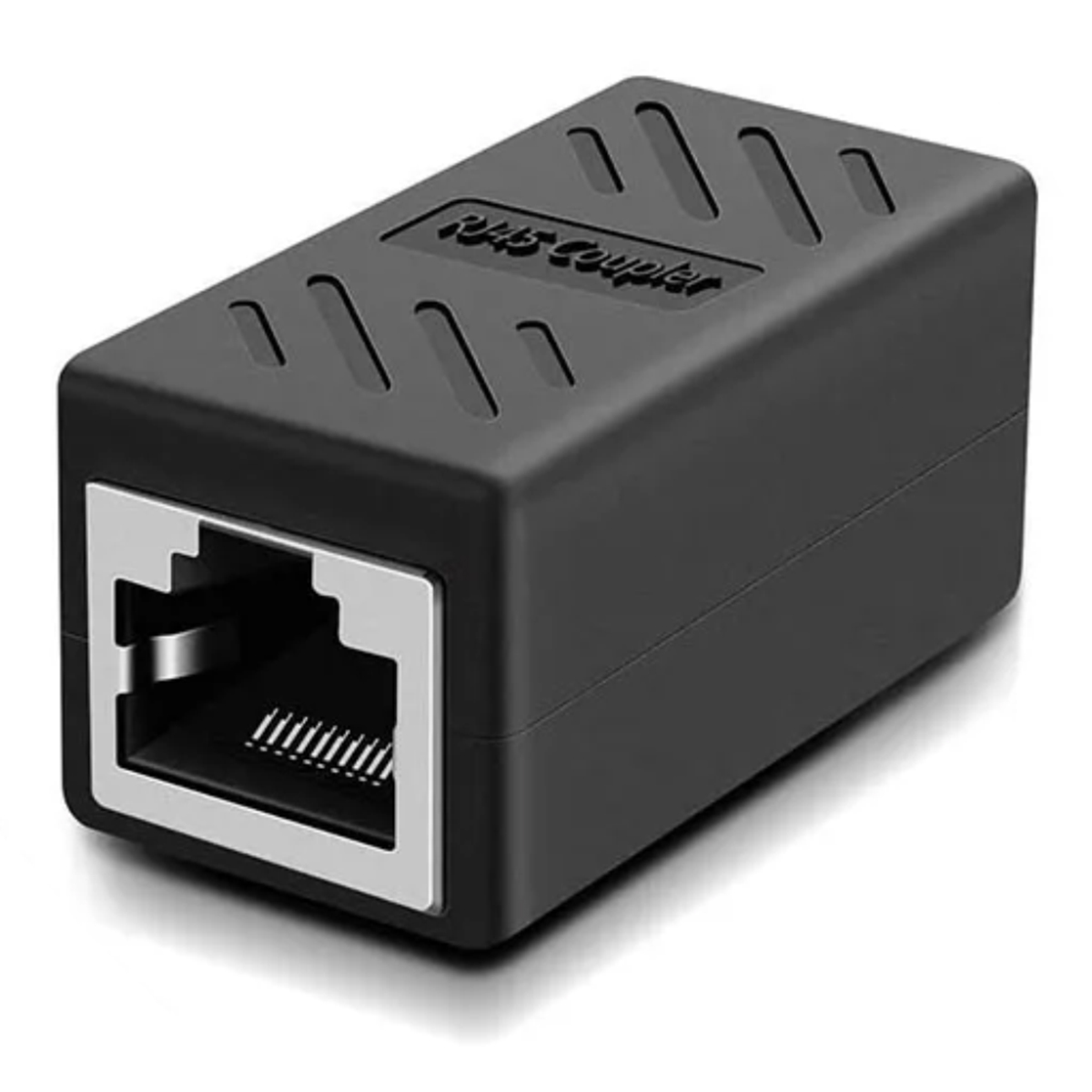 Cople Acoplador Union Cable Red Ethernet RJ45.