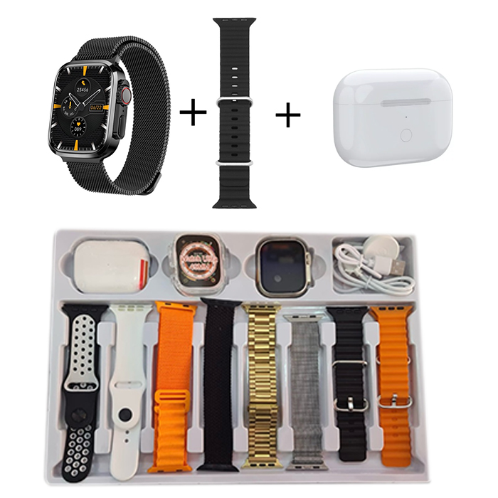 Combo Smartwatch ULTRA 12 en 1