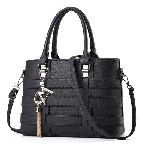 Bolsas De Mano Para Mujer Bandolera Moda Hombro Tote Negro