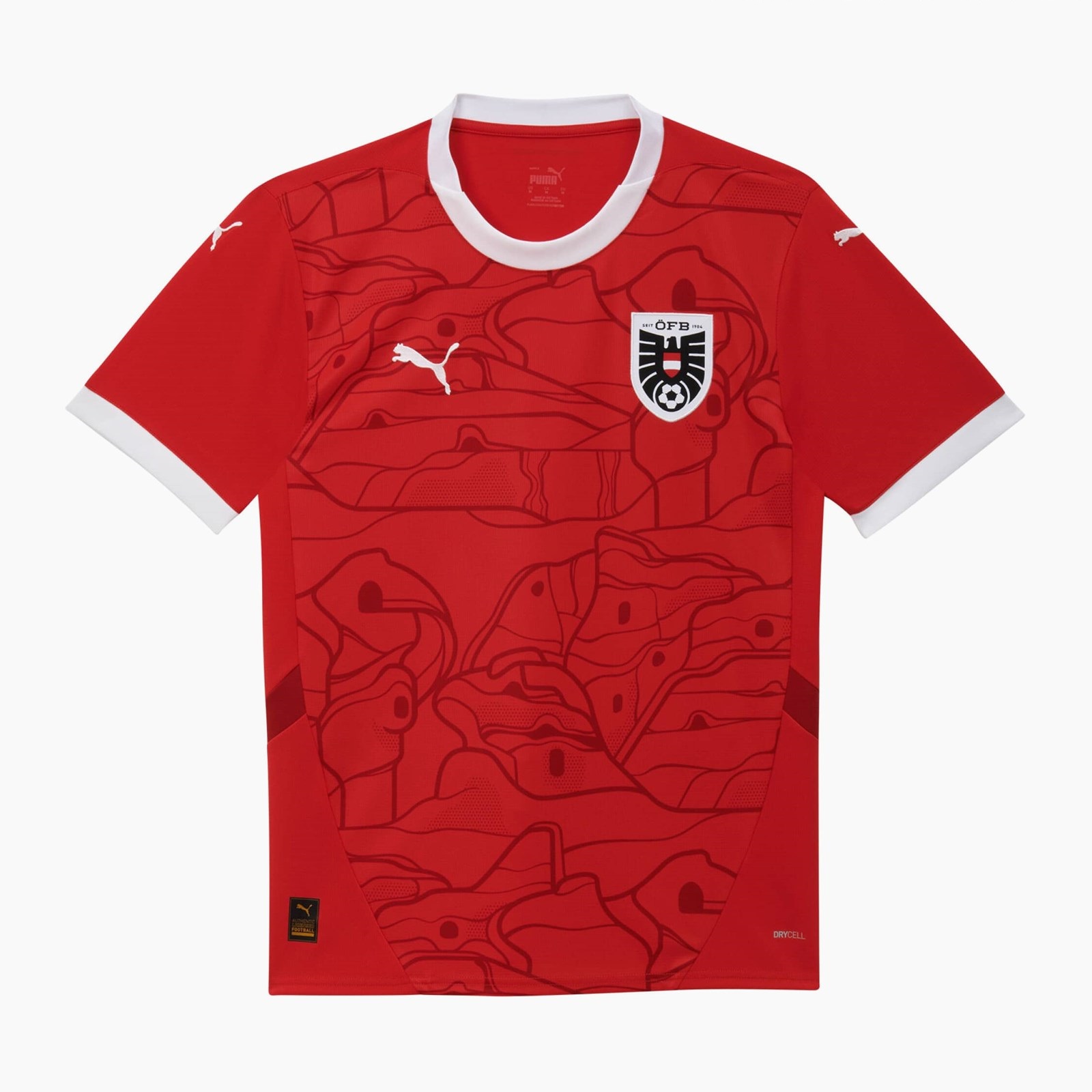 Nuevo! Jersey Austria Eurocopa 2024/2025 Titular Local Roja Talla XL