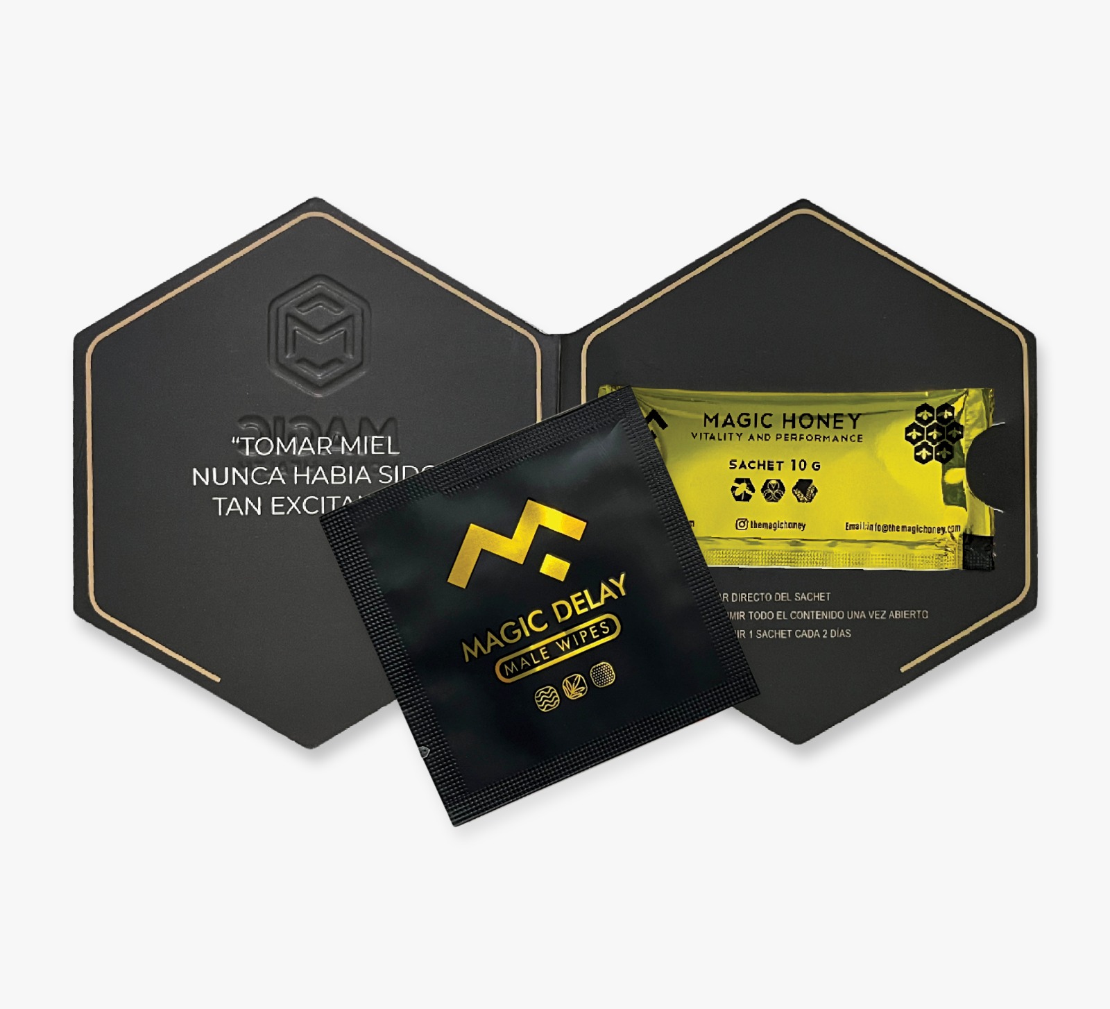 Magic Honey Miel Vip Original Organica Sachet + Magic Delay