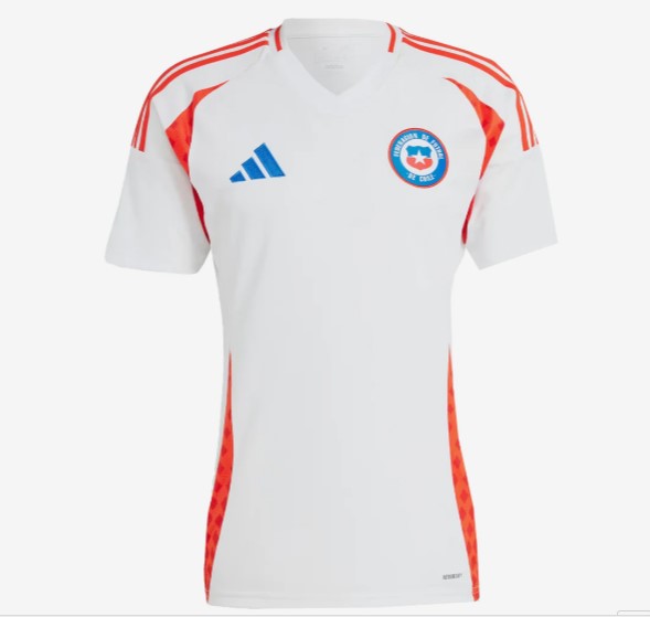 Nuevo! Jersey Chile Copa America 2024/2025 Visita Blanca Talla XL