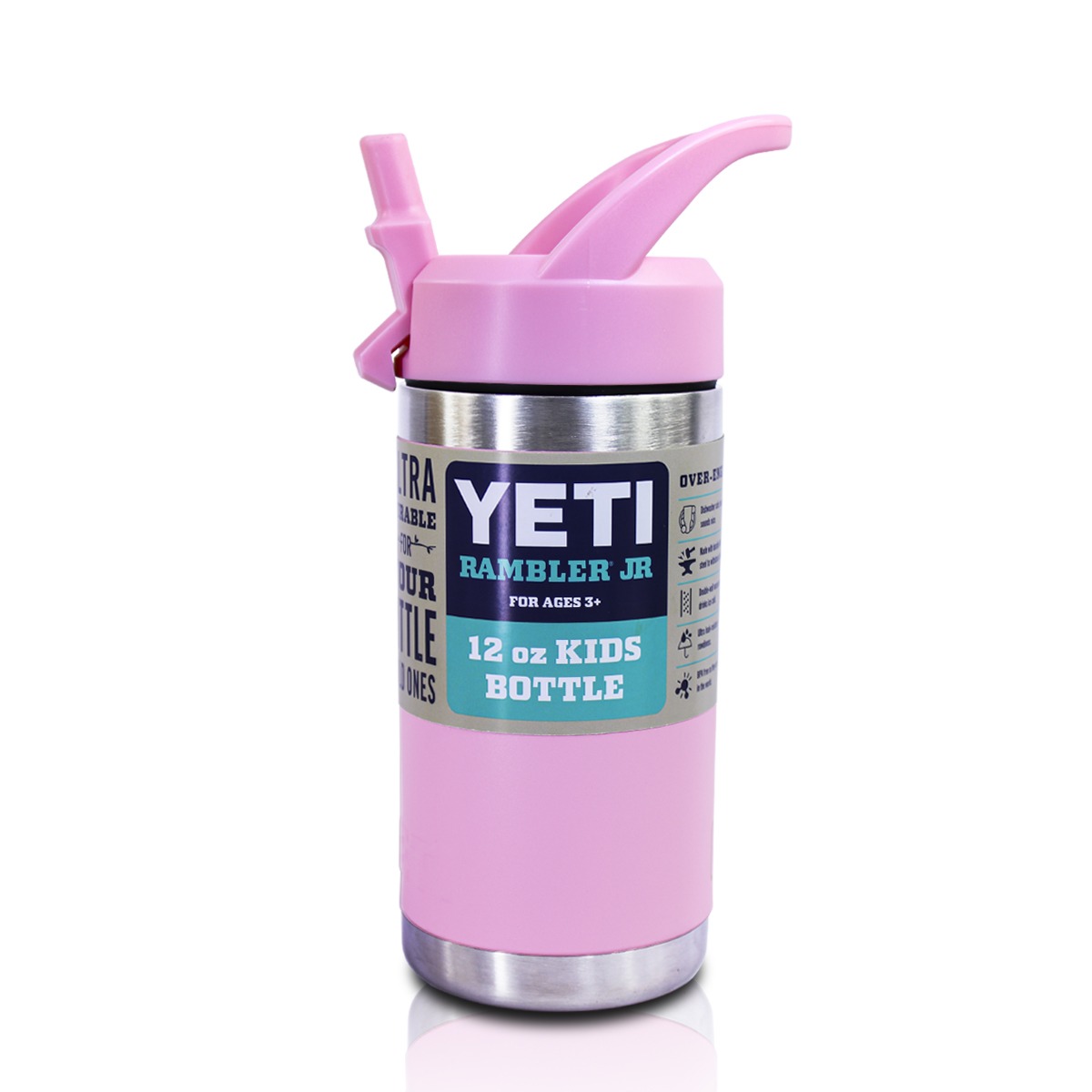 Yeti Termo Kids 12 Oz Vaso Rosa vieja De Acero Inoxidable Antiderrames ...