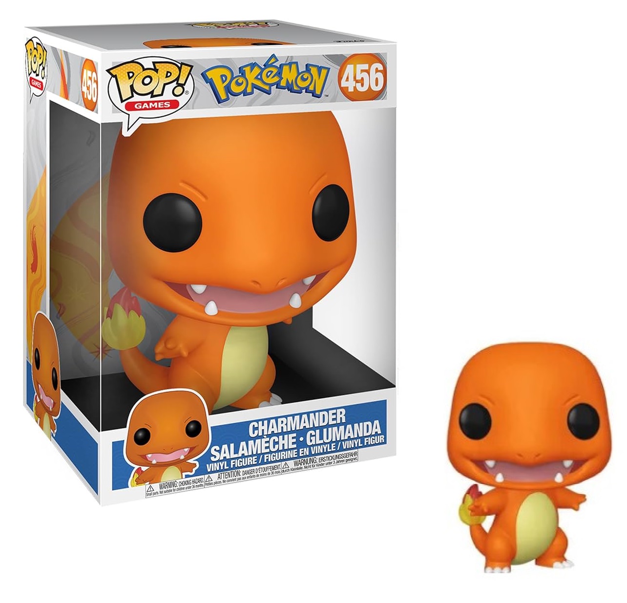 Nuevo ! Funko Pop Jumbo Charmander Pokemon 10 Pulgadas Inch 456