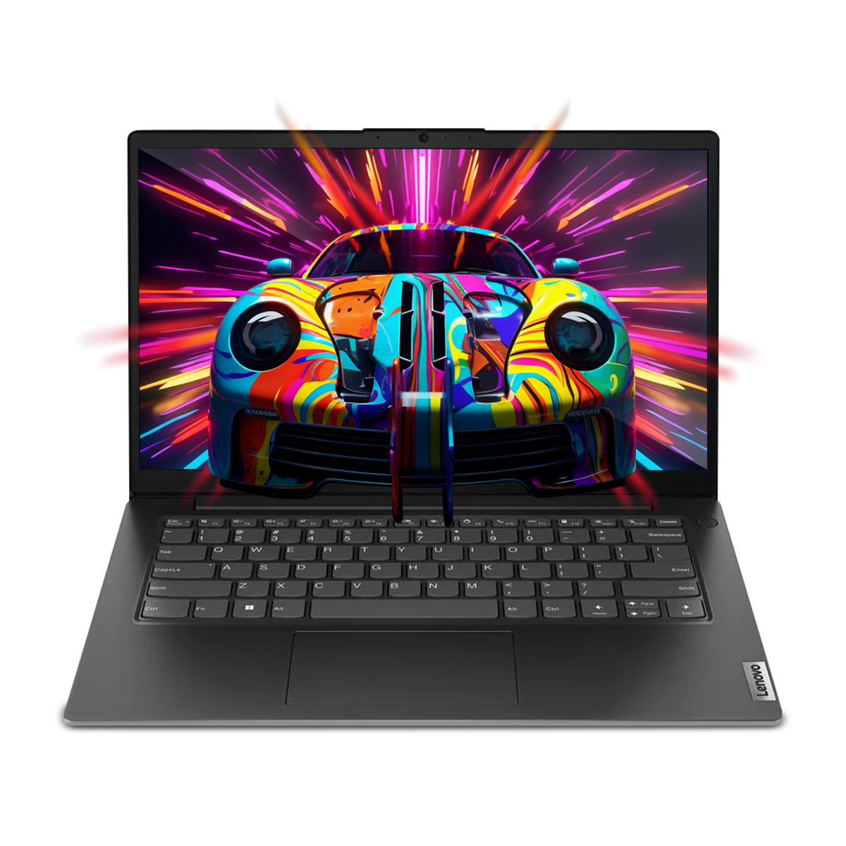 Laptop Lenovo V14 G4 Ryzen 5 16gb 256gb 14Pulg W11P Business Black.