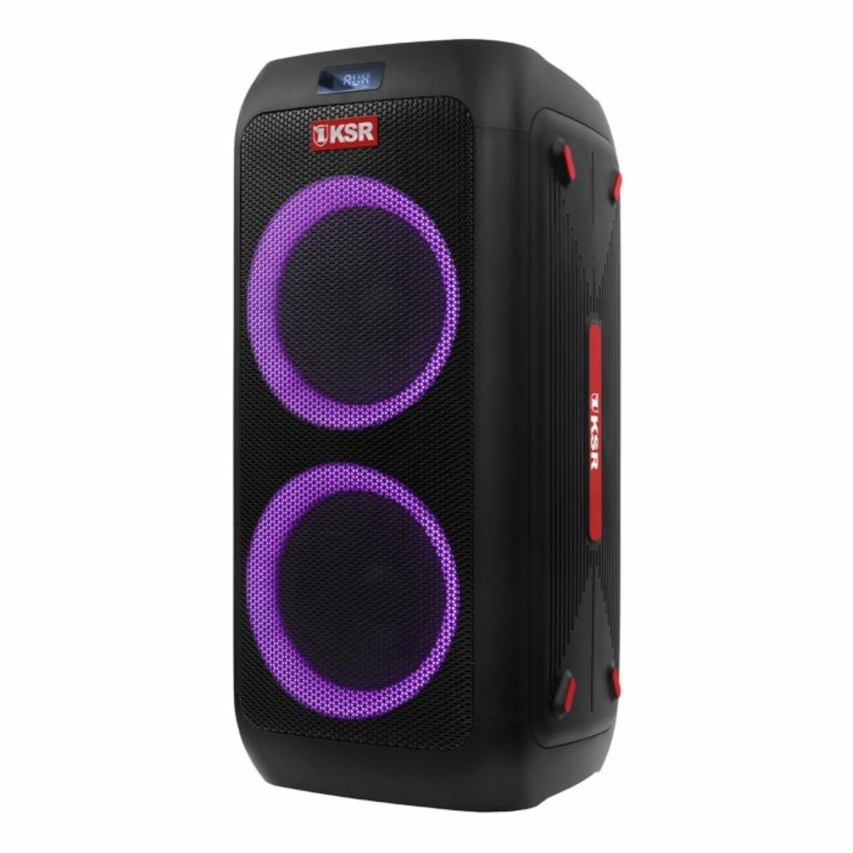 Bafle Amplificado Kaiser KSW-0208 2X8" 9,300 W PMPO/ 80 W RMS ALBY12.