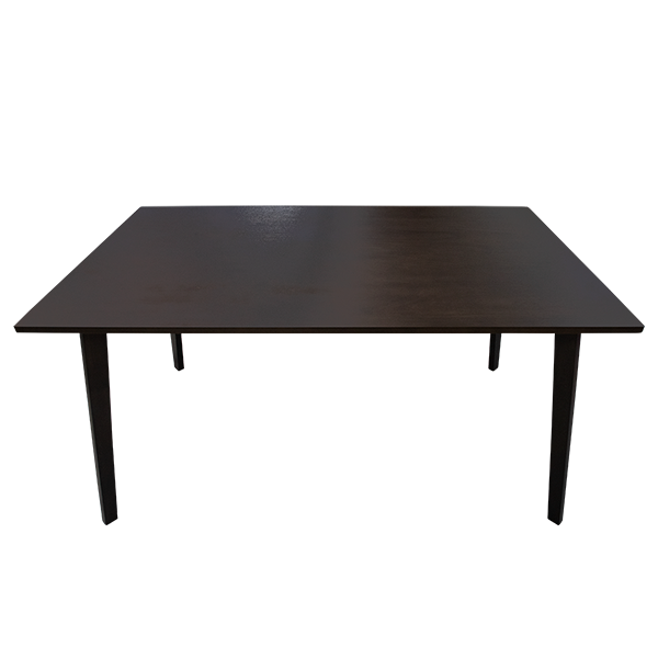Mesa Comedor Fiesta Rectangular para 4 personas color Coffe Oak (chica).