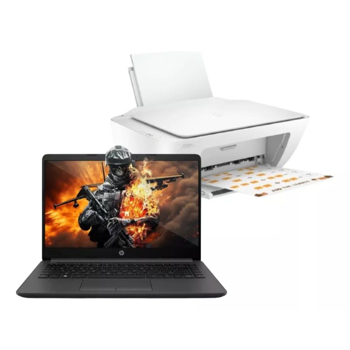 Combo Laptop HP 240 G9 CI3 8gb 256gb 14Pulg W11H + Impresora HP.