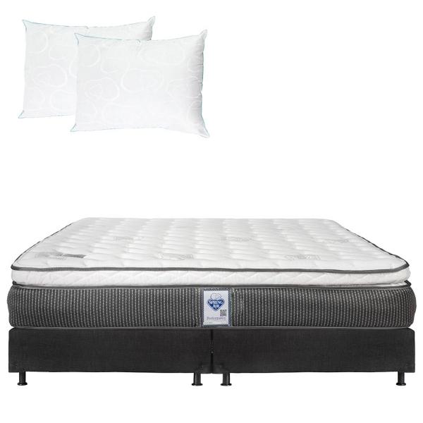 Colchon Matrimonial Spring Air Omega con 2 Almohadas