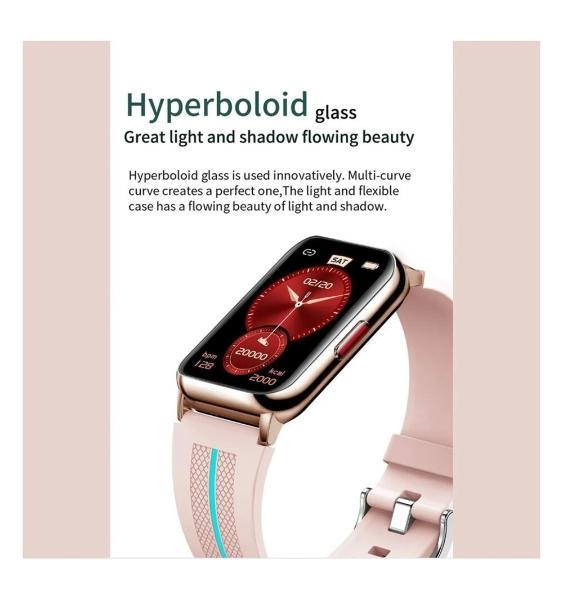 Gadget Reloj Inteligente Smartwatch Fralugio H76 Curvo Full Hd Ips