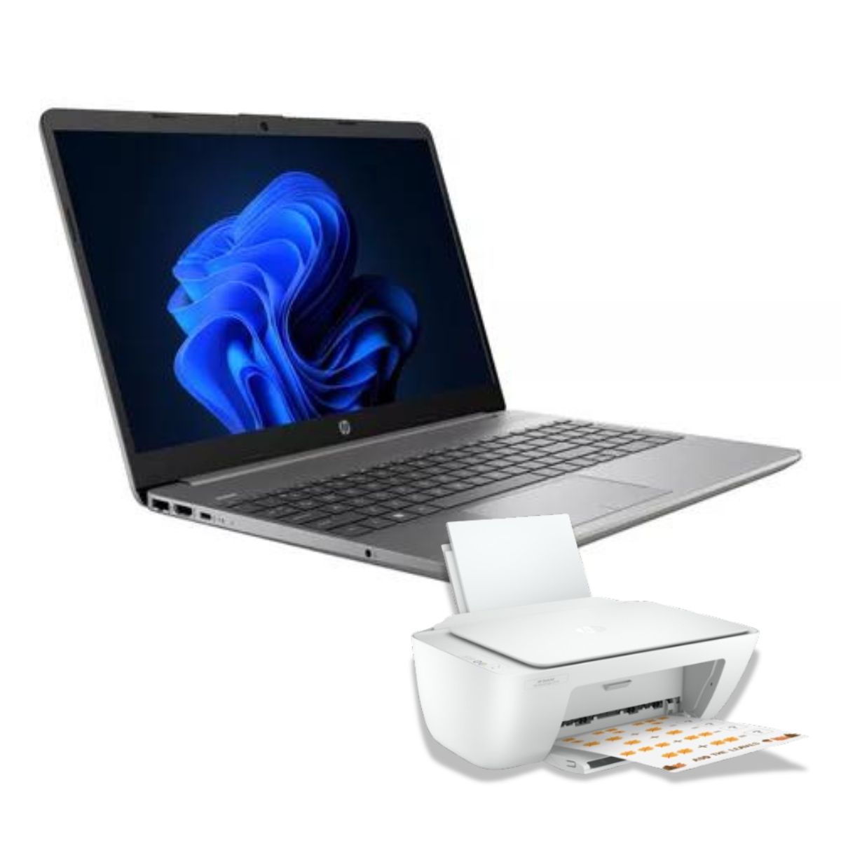 Combo Laptop HP 250 G9 CI7 8gb 512gb 15.6Pulg Silver + Impresora HP.