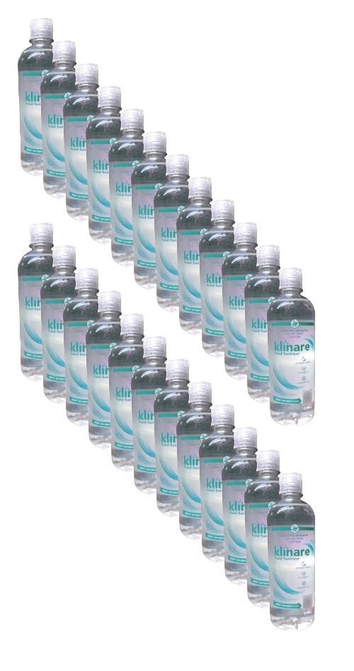 Caja De 24 Piezas - Gel Antibacterial Klinare Hand Sanitizer.