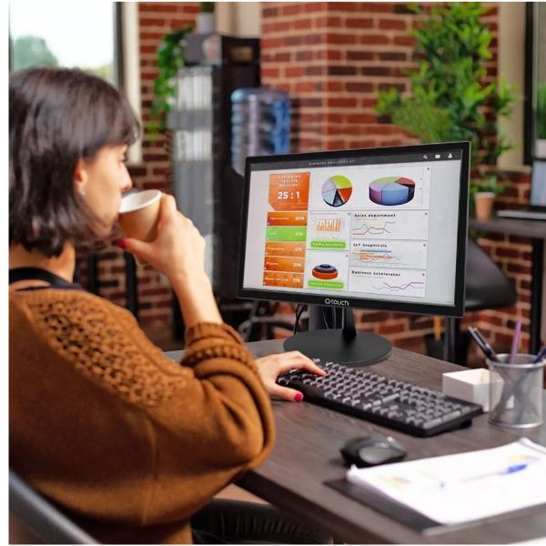 Monitor QTouch QT-1900 LED 19.5" HD HDMI Negro