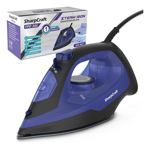 Plancha De Ropa Con Suela Cerámica Vapor Vertical Desinfecta.