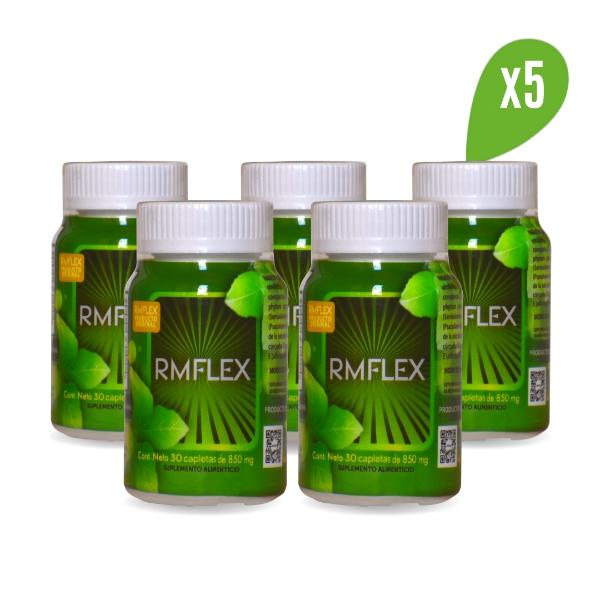 Kit De 5 Frascos De Rm Flex- 30 Tabs