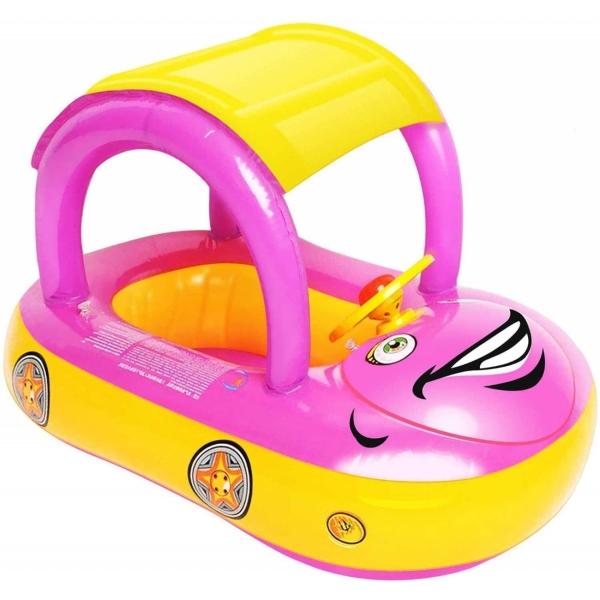 Inflable de Piscina para Niños Juguete de Alberca Flotador Vocho - Rosa