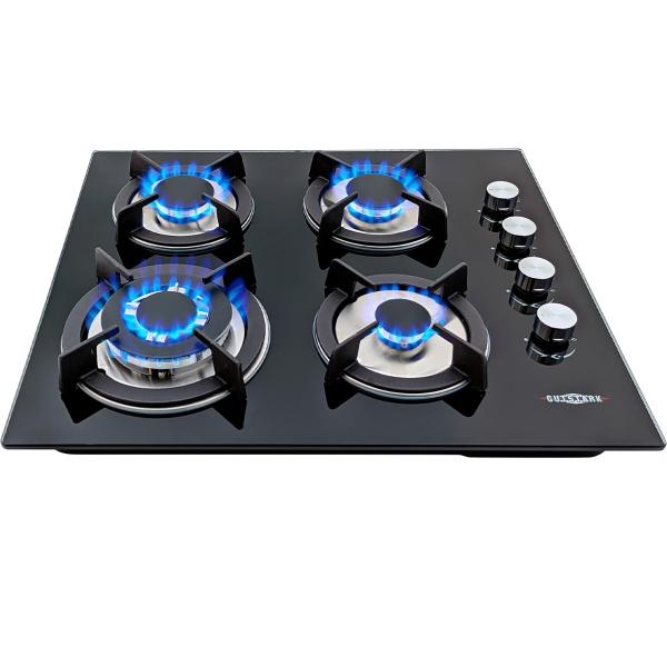 Parrilla de Gas Gutstark Cristal Templado Empotrable 4 Quemadores