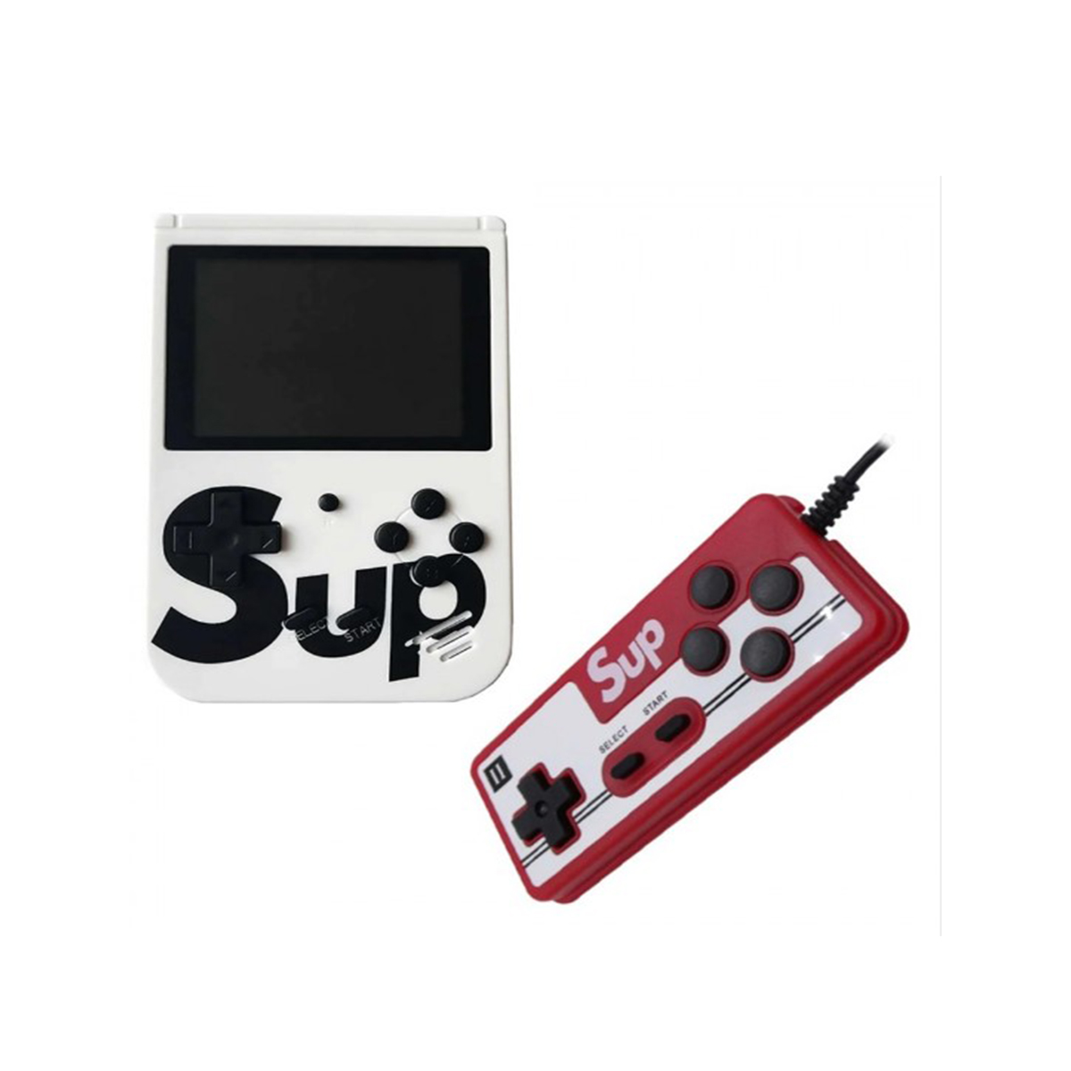 Consola SUP con Control Adicional Recargable 400 Juegos
