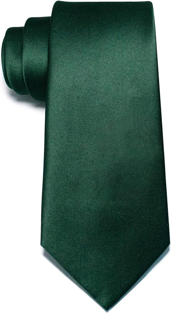 Corbatas de Satén para Hombre, Corbata Lisas Slim Delgada para Caballero, Accesorio Elegante de ...