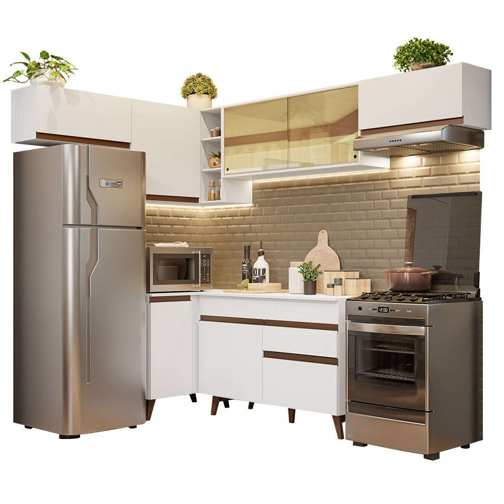 Cocina Integral Modular Madesa Reims 402cm BB 01.