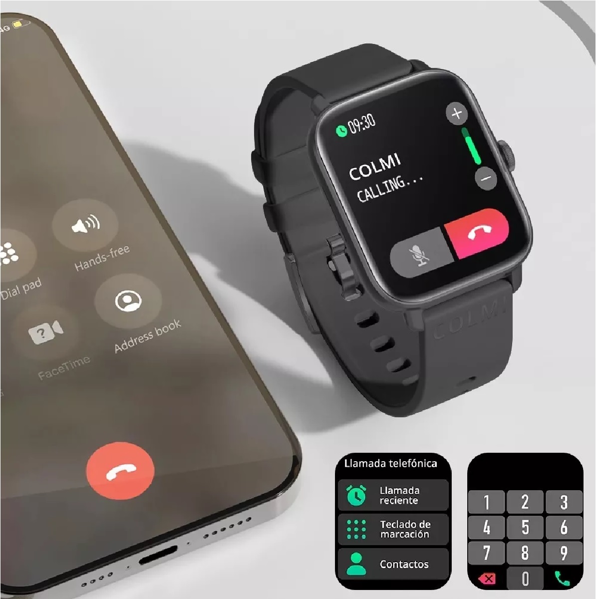 Reloj Inteligente Smartwatch Bluetooth Llamada Negro