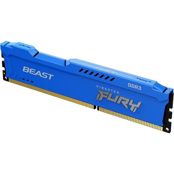 Memoria RAM Kingston FURY Beast Blue DDR3 1600MHz 8GB Non-ECC CL10