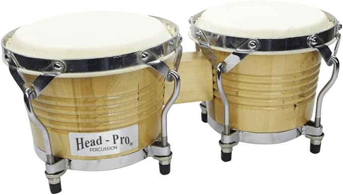A Bongos Head Pro Bongos Profesionales Natural
