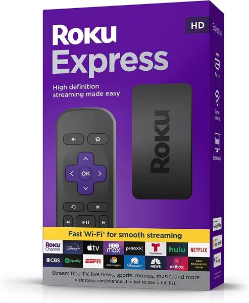 Roku Express 3930 Purple -Roku Express 3930 Purple - Game Center