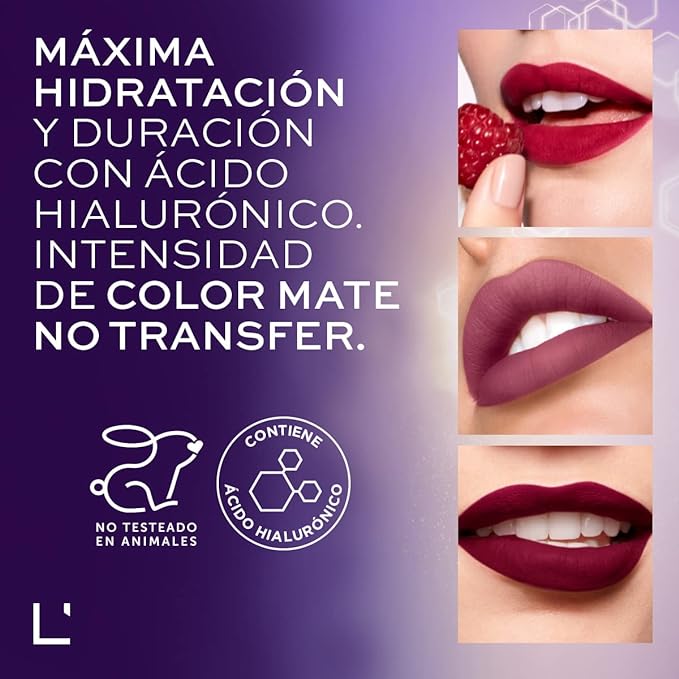 A L'BEL - Infini Absolu Labial Líquido No Transfer con Ácido ...