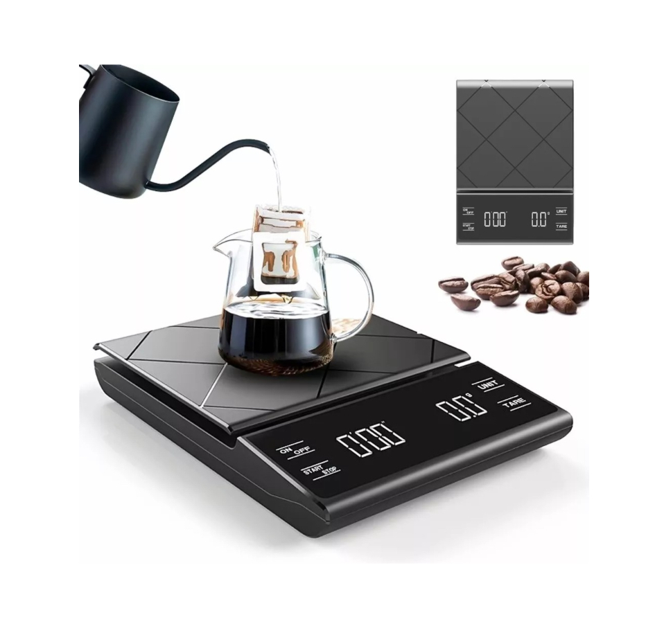 Báscula Para Casa Gramera Precisa Y Cronómetro Para Cocinar.