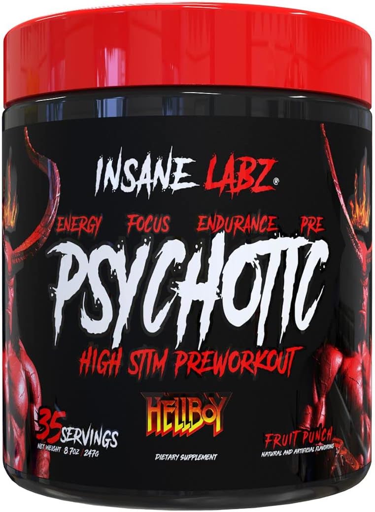 Hellboy Psychotic Sabor Fruit Punch 35 Servicios Pre Workout Insane ...