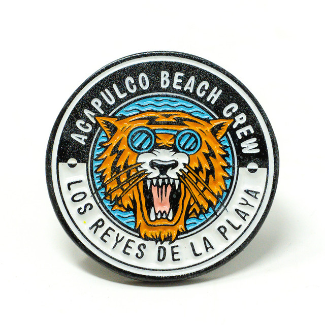 Pin metalico coleccionable Acapulco Los Reyes de la Playa.