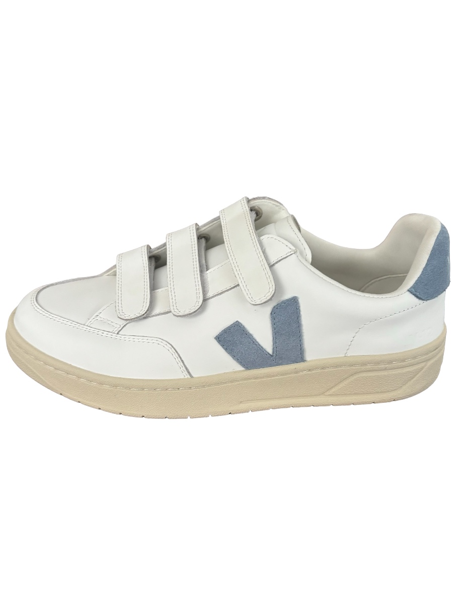 Tenis Veja V-12 White Logo Blue talla 24