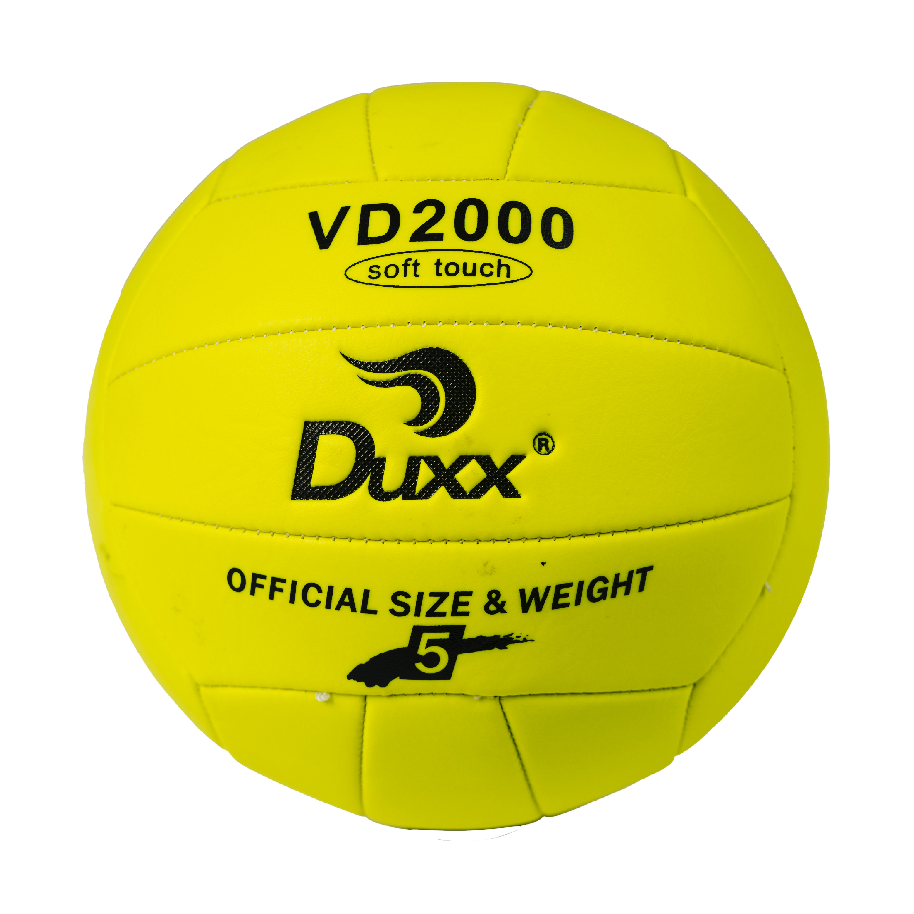 Balón de Voleibol Duxx PVC #5 Amarillo Fosforescente
