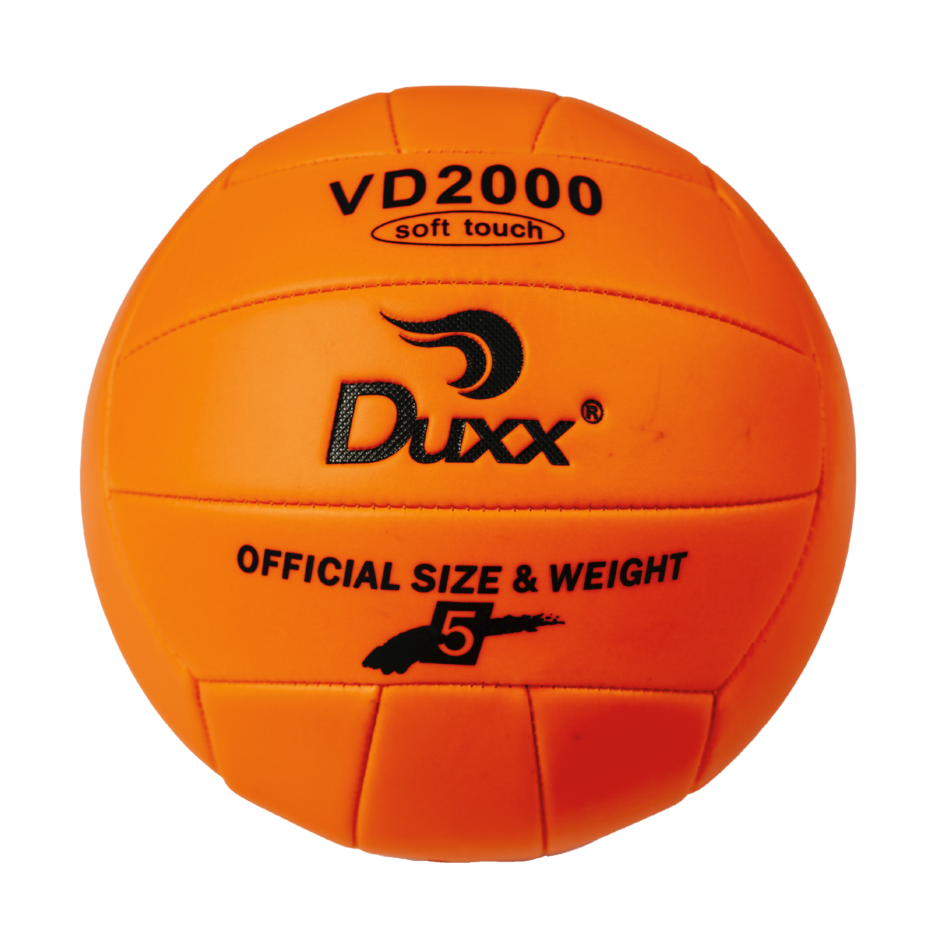 Balón de Voleibol Duxx PVC #5 Anaranjado Fosforescente