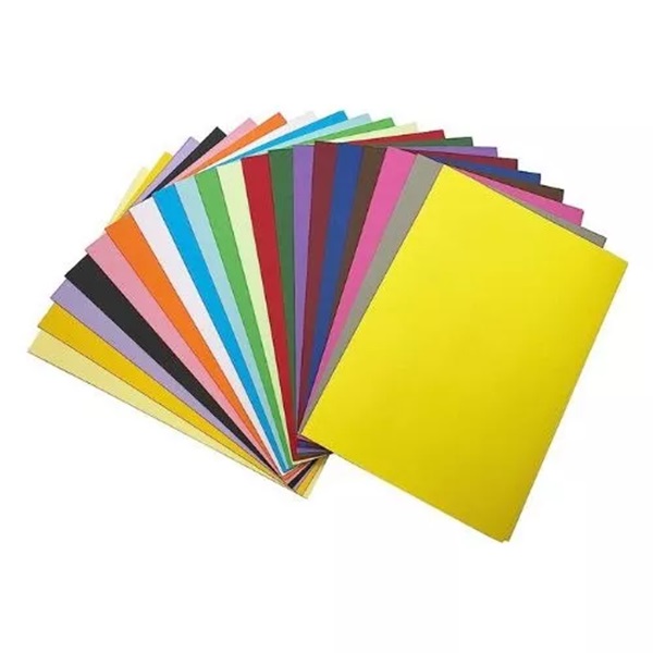 Hojas De Color Tamaño Carta Colores Claros 100pz