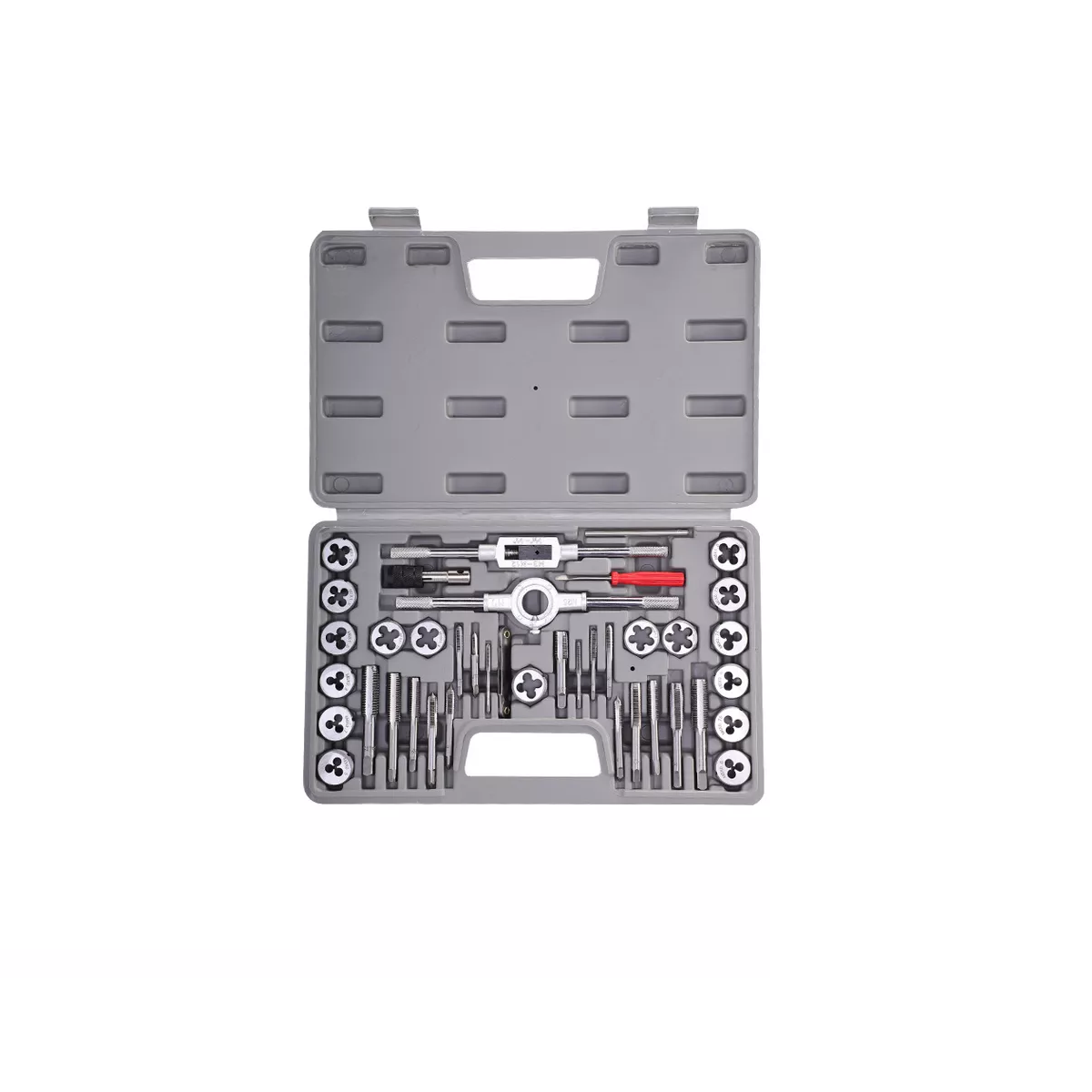 Set Machuelos Y Terraja Métrico De Acero M3-m12 40 Piezas