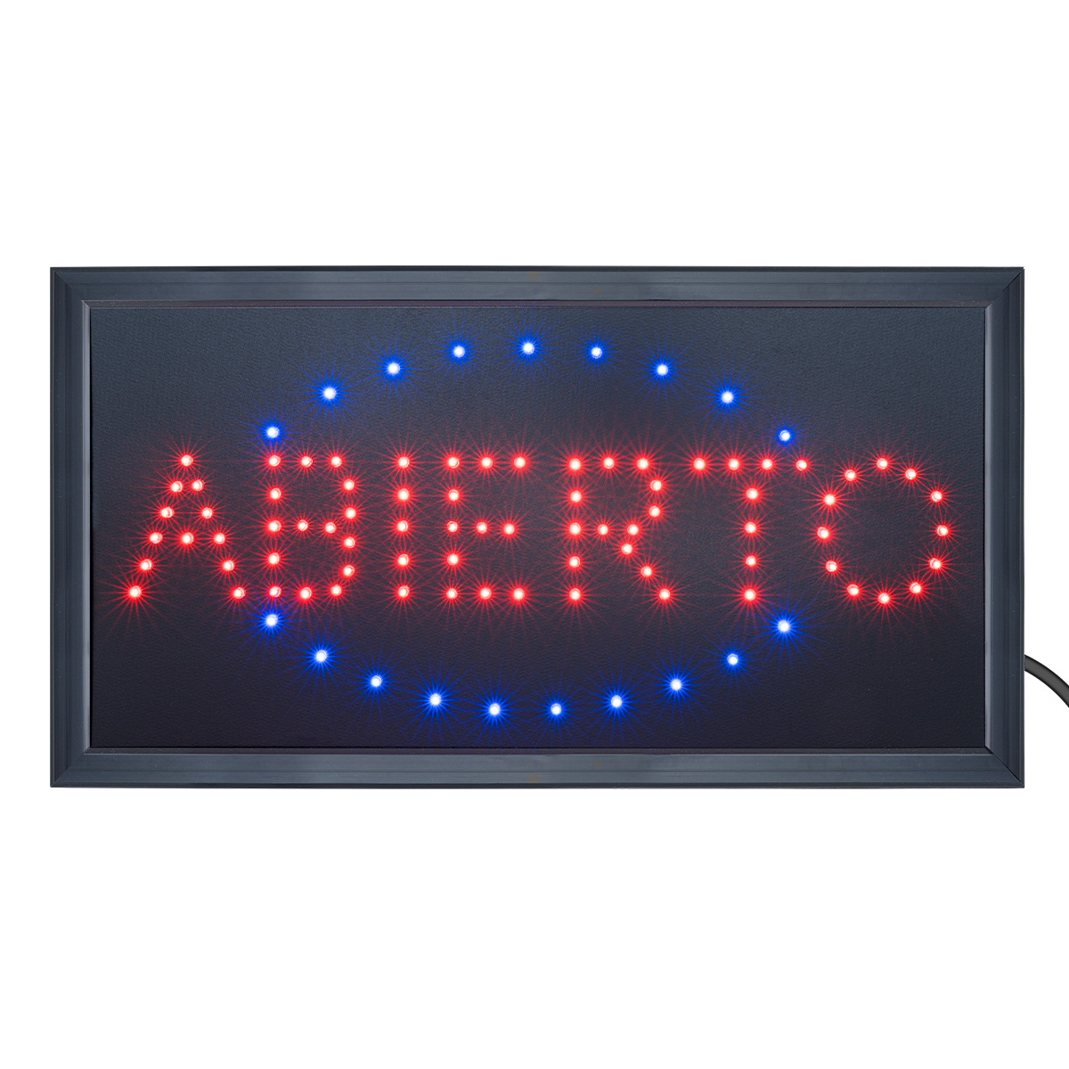 Letrero Luminoso Mitzu Luces Led Abierto Mtl-4008