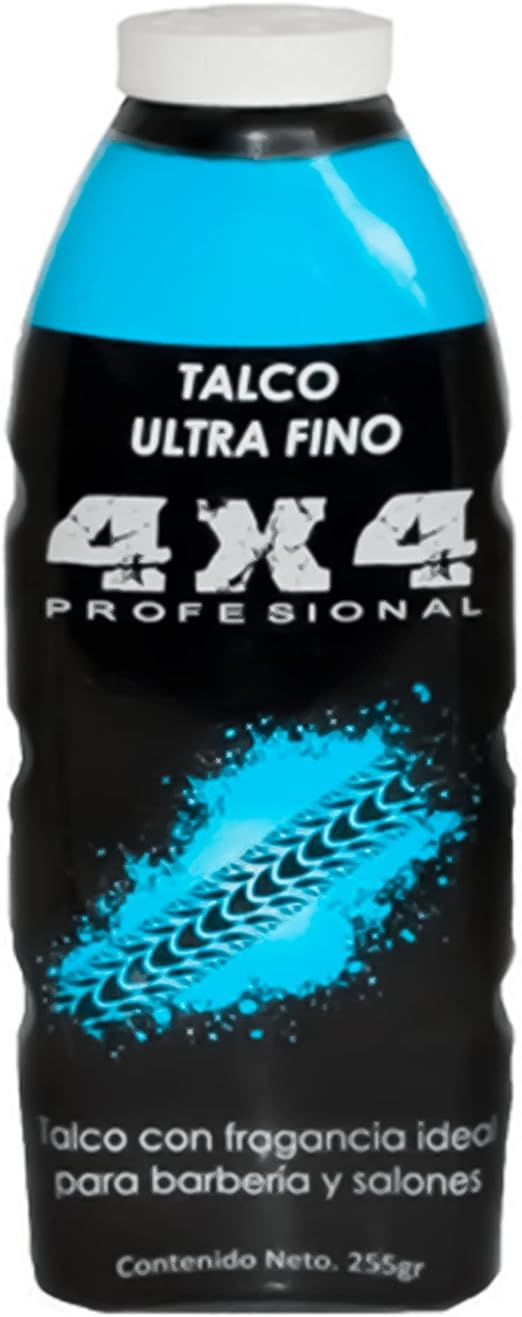Talco para Barberia - Talco 4x4 Ultra Fino - Talco para Corte de ...