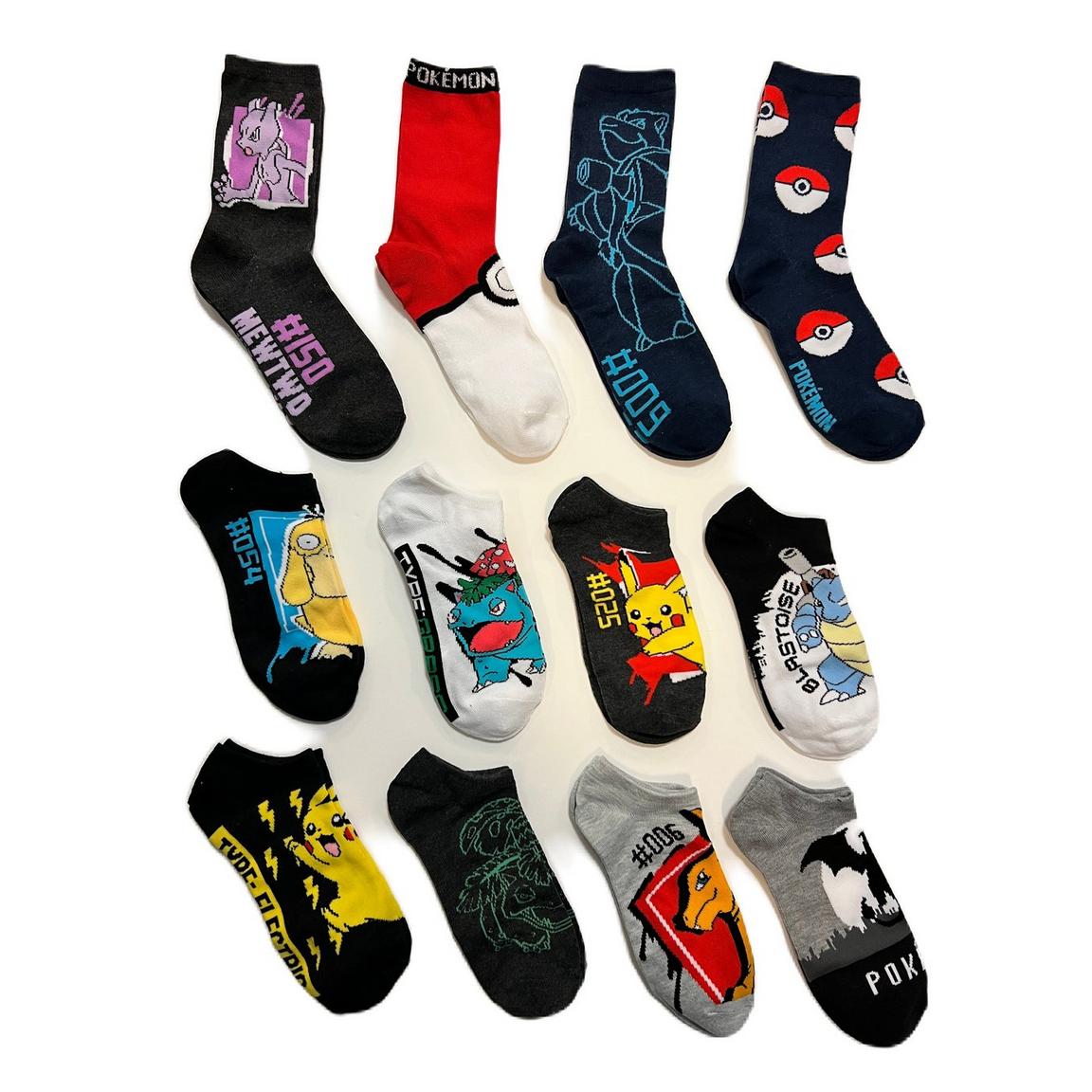 12 Pares Pokemon 12 Días Oficial Pikachu Mewtwo