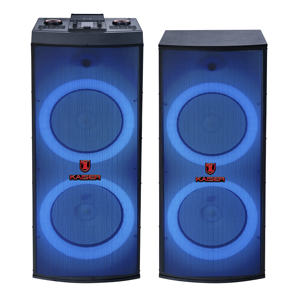 Bafle Doble Profesional Activo/pasivo 2x15 Kaiser Kds-1501.