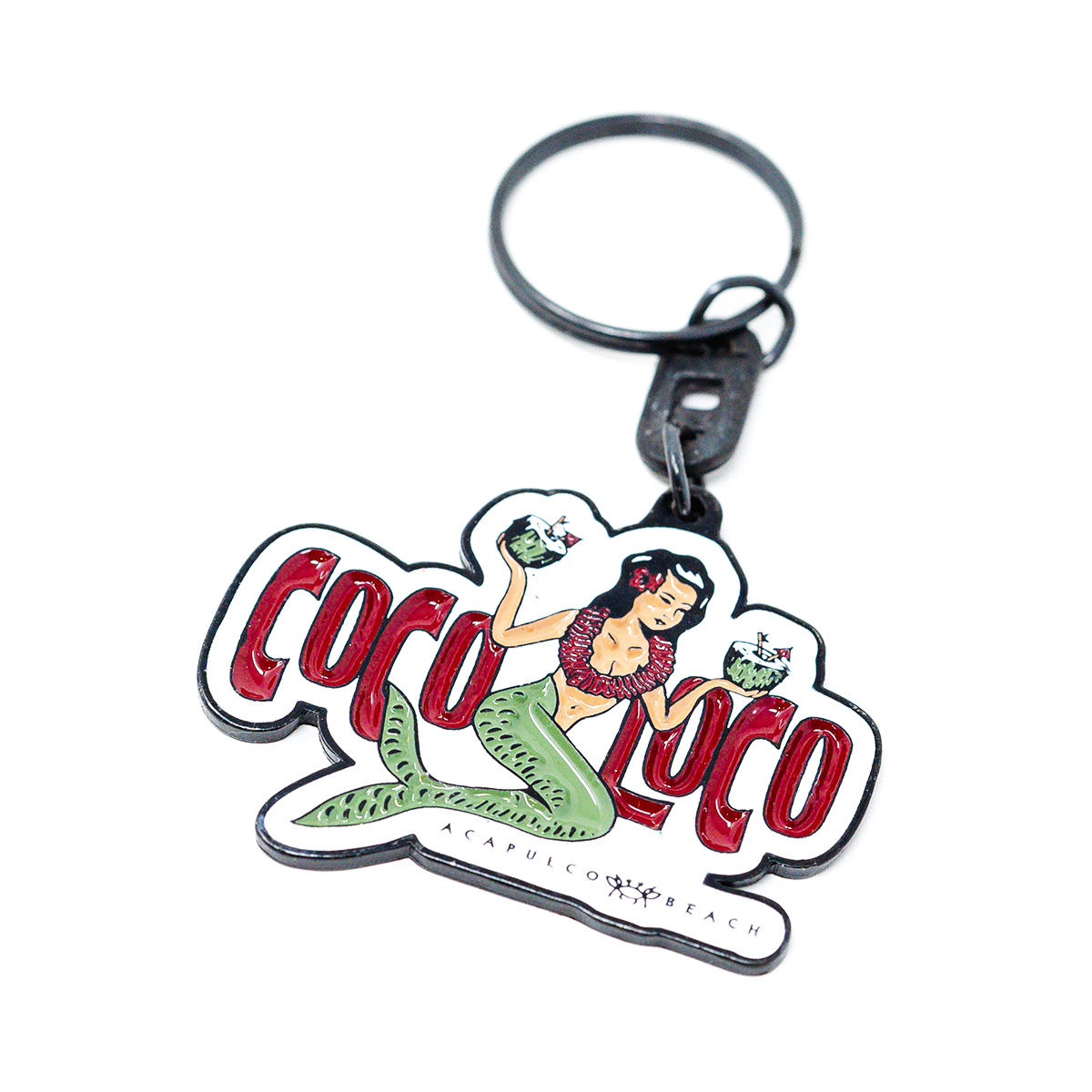 Llavero metalico Acapulco Coco Loco.