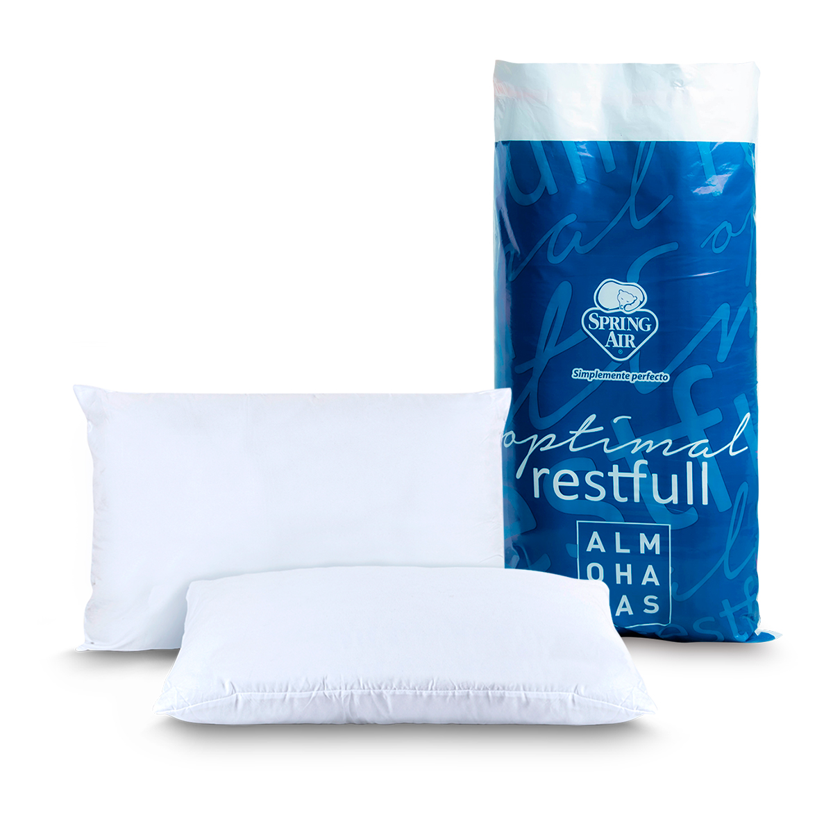 Almohadas Spring Air 2 Pack Optimal Restful Suave.